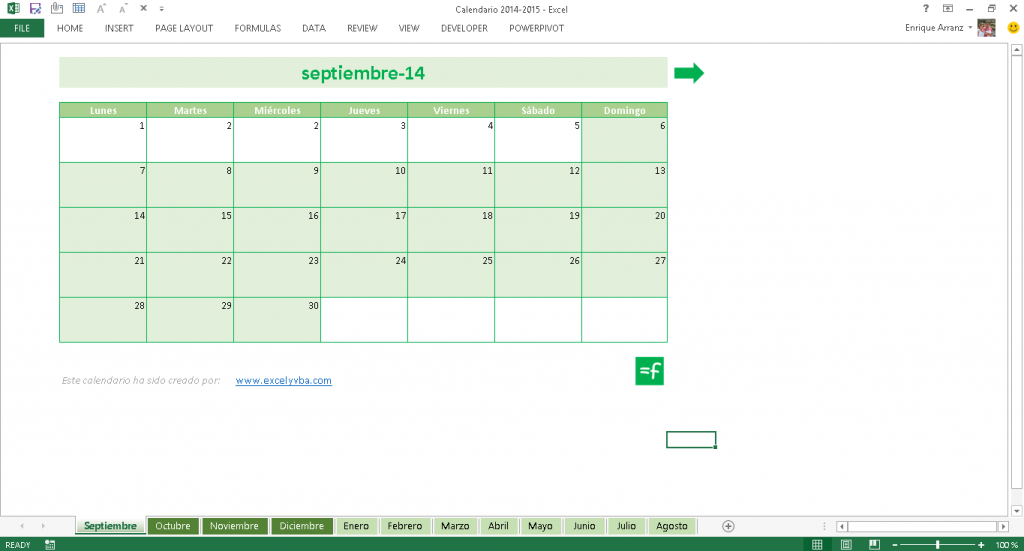 Presentación en Excel: MODO JEFE ON - Excel y VBA